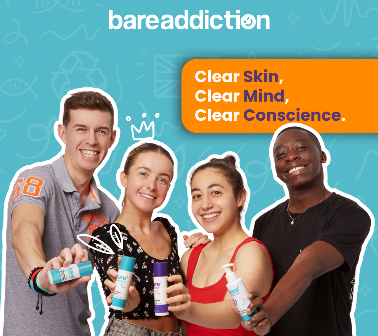 Effective & Gentle Skincare for Tweens, Teens & Young Adults - Bare Addiction